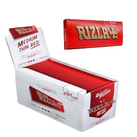 Papel Rizla Rojo 78mm x100 - PaperSlim